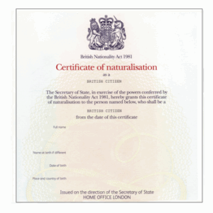 Certificate of Naturalisation Apostille Process Guide - Apostille Solutions